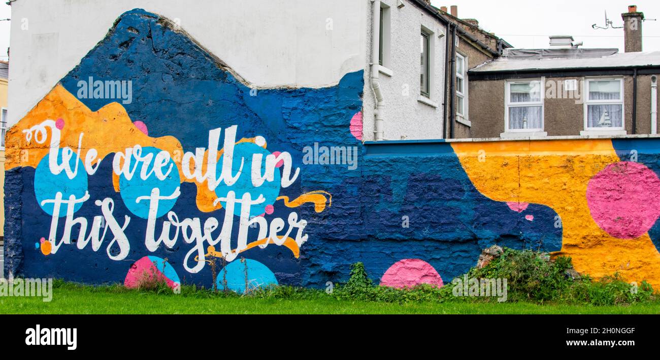 Amazing beautiful street works, handicrafts embellishing gray urban ...