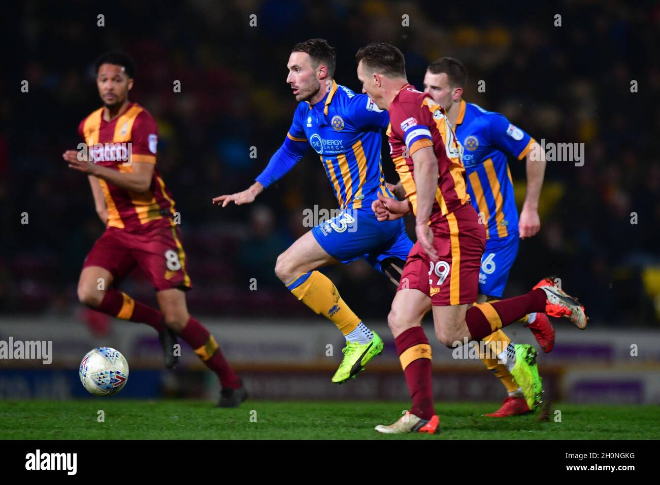 Shrewsbury Town’s Alex Rodman in action Stock Photo - Alamy