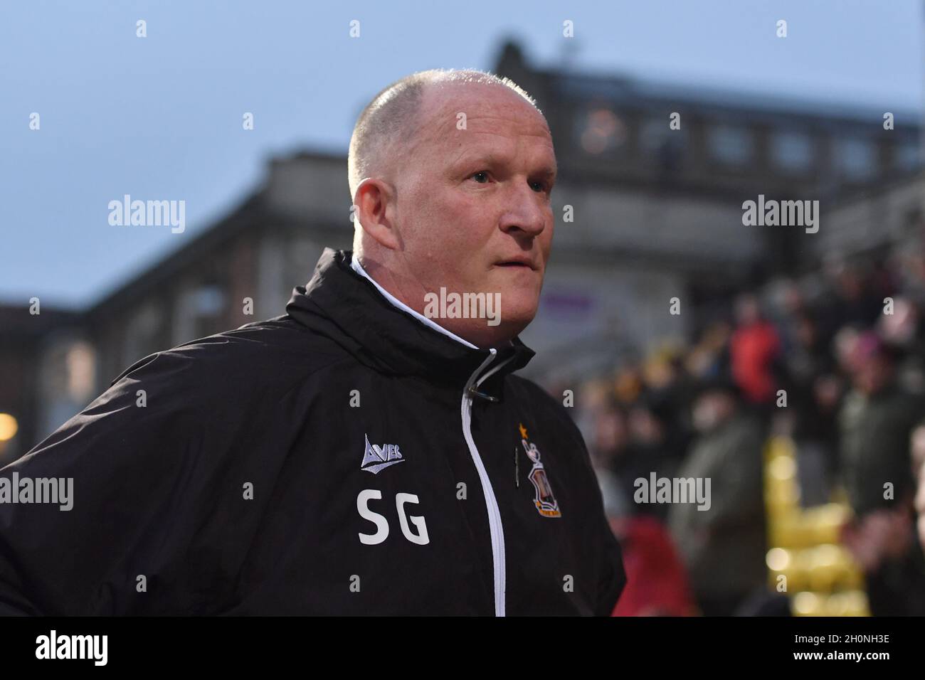Bradford City’s Simon Grayson Stock Photo - Alamy