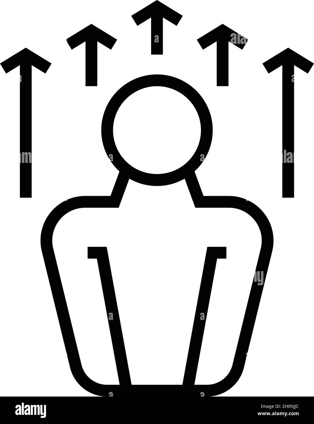 Lecture Speaker Icon Outline Vector Seminar Presentation Corporate Training Stock Vector Image