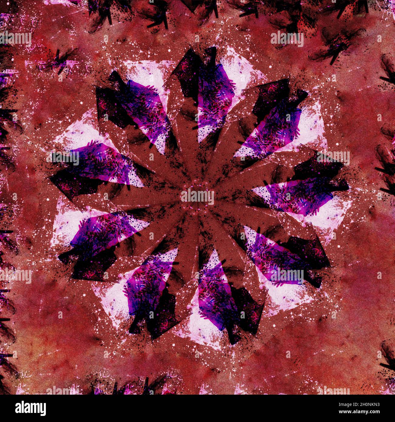 STP Screen Transfer Process - 445 - Arbitrary Squences 6 Mandala Stock ...