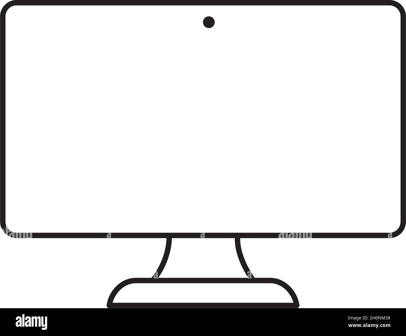 computer monitor icon Stock Vector Image & Art - Alamy