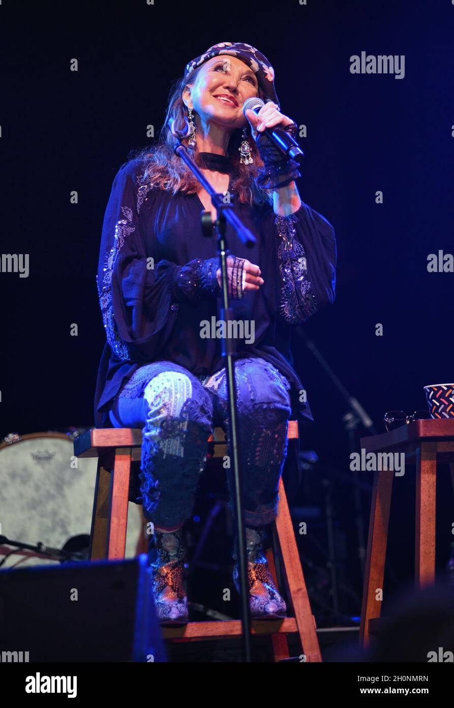 Pam tillis in concert at georgia mountain fall fair hi-res stock ...