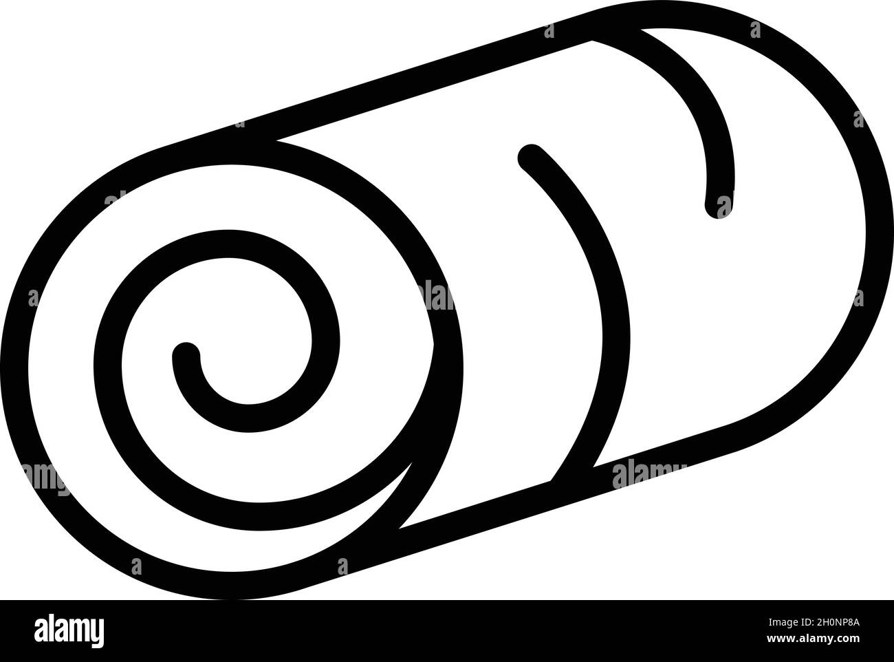 Feed bale icon outline vector. Farm haystack. Farm grass Stock Vector ...