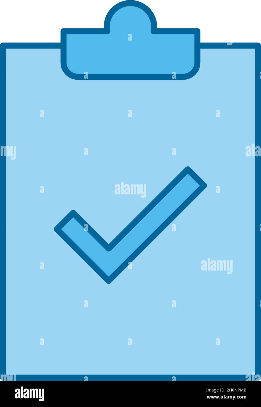 clipboard check mark Stock Vector Image & Art - Alamy
