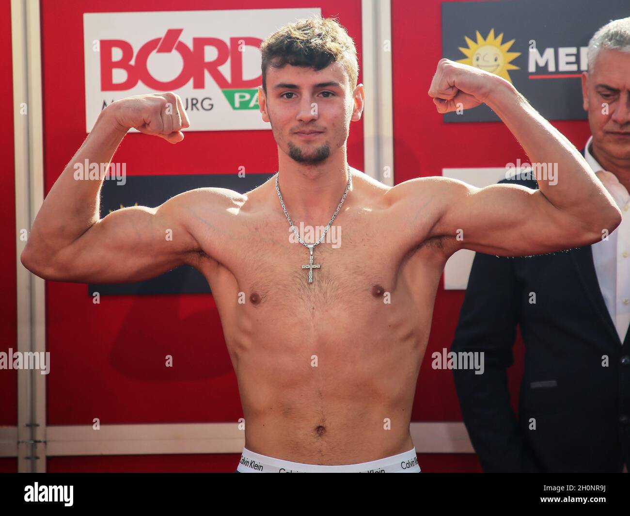 Welterweight Boxer Julian Vogel After Weighing In Before His Fight At ...