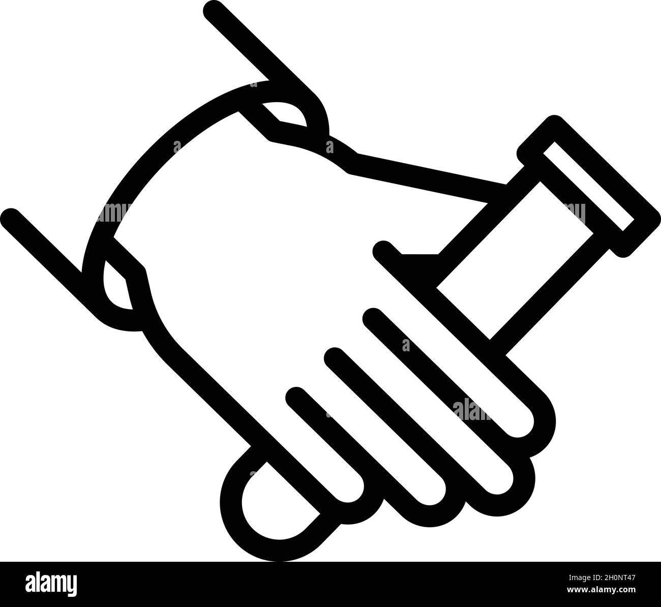 Scientific medical study vaccine Black and White Stock Photos & Images ...