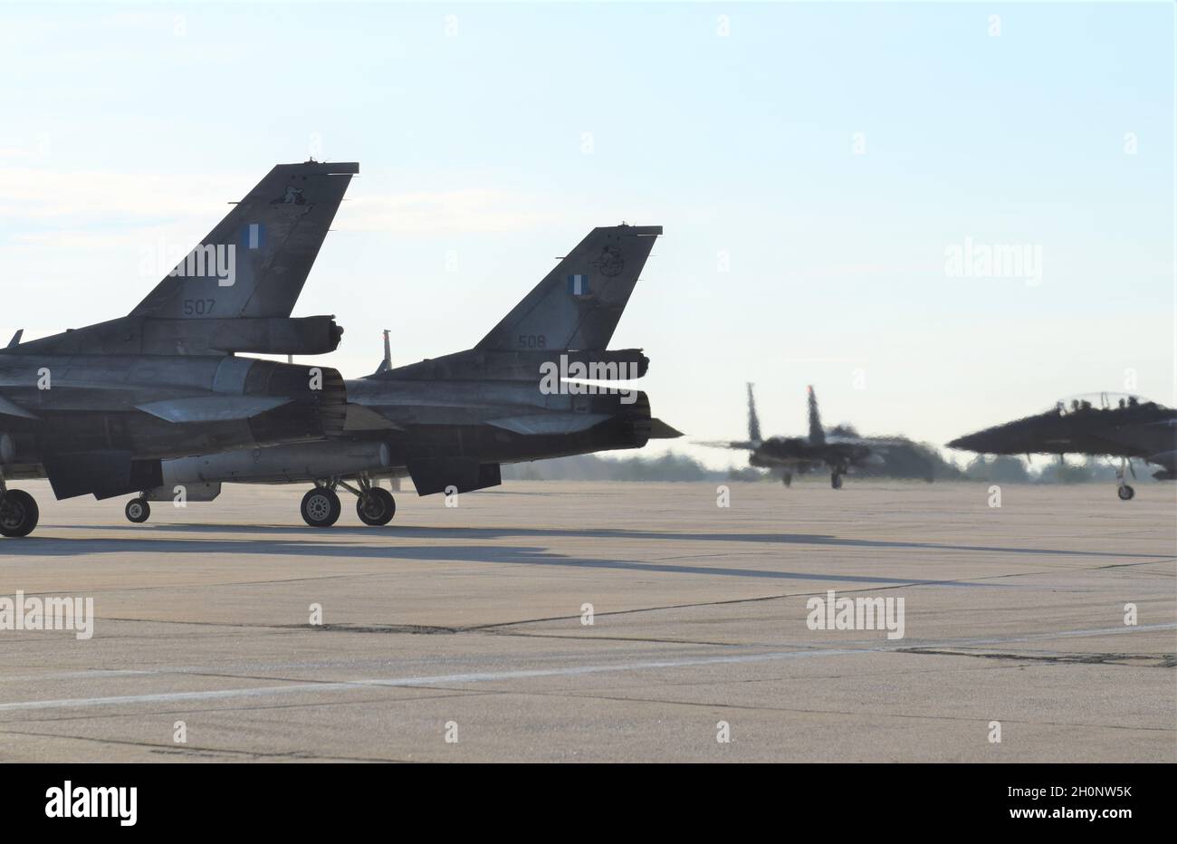 U.S. Airmen from the 336th Fighter Squadron, 4th Fighter Wing, Seymour ...