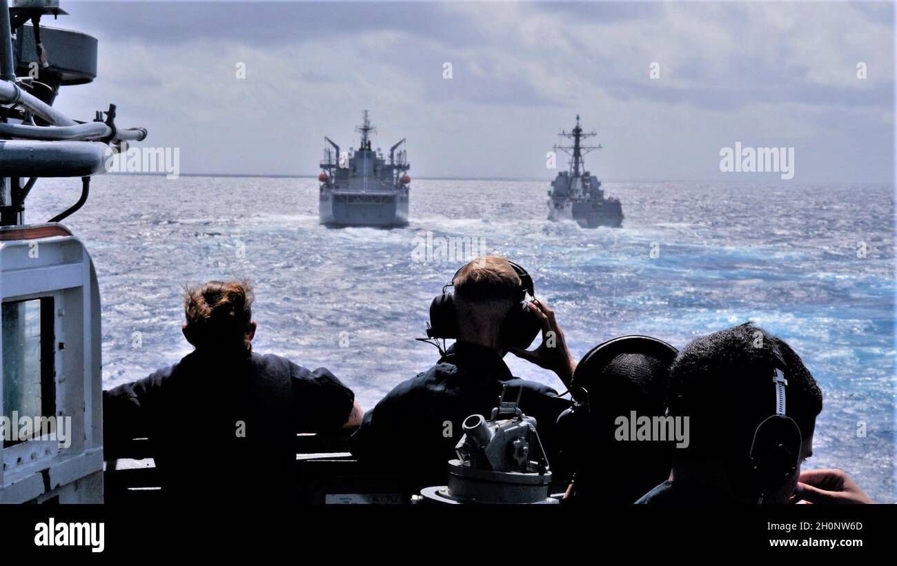 211010-N-QU081-1011 INDIAN OCEAN (Oct. 10, 2021) Arleigh Burke-class ...
