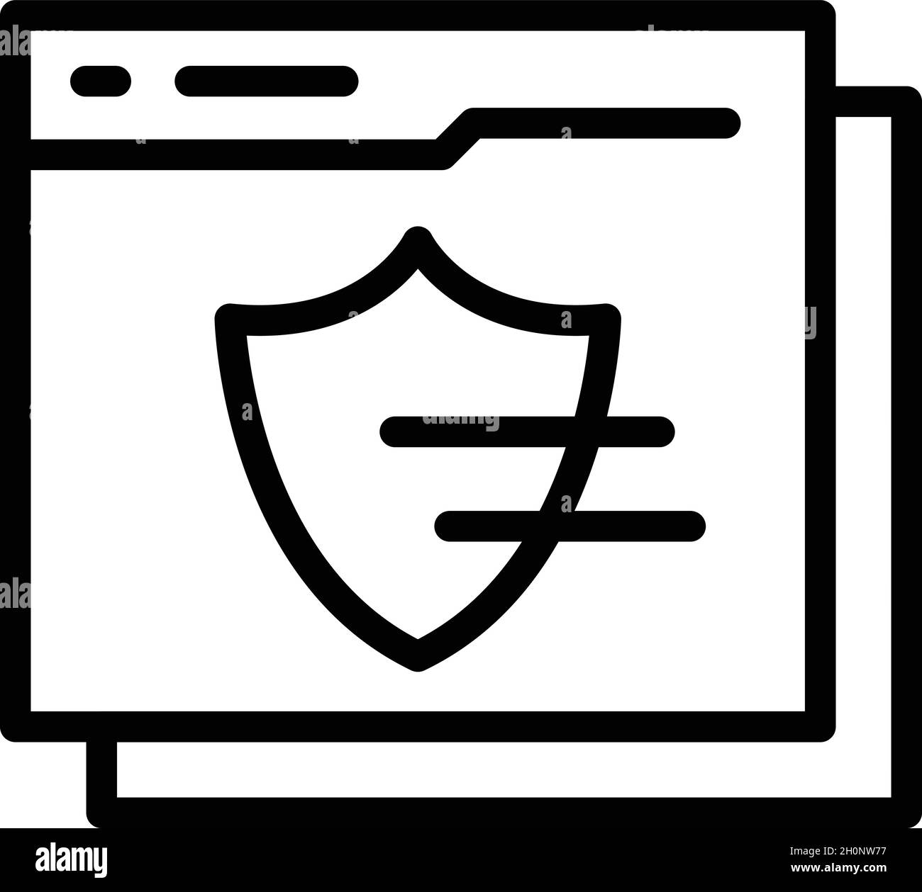 Web authentication icon outline vector. Two factor verification. Multi code Stock Vector Image ...