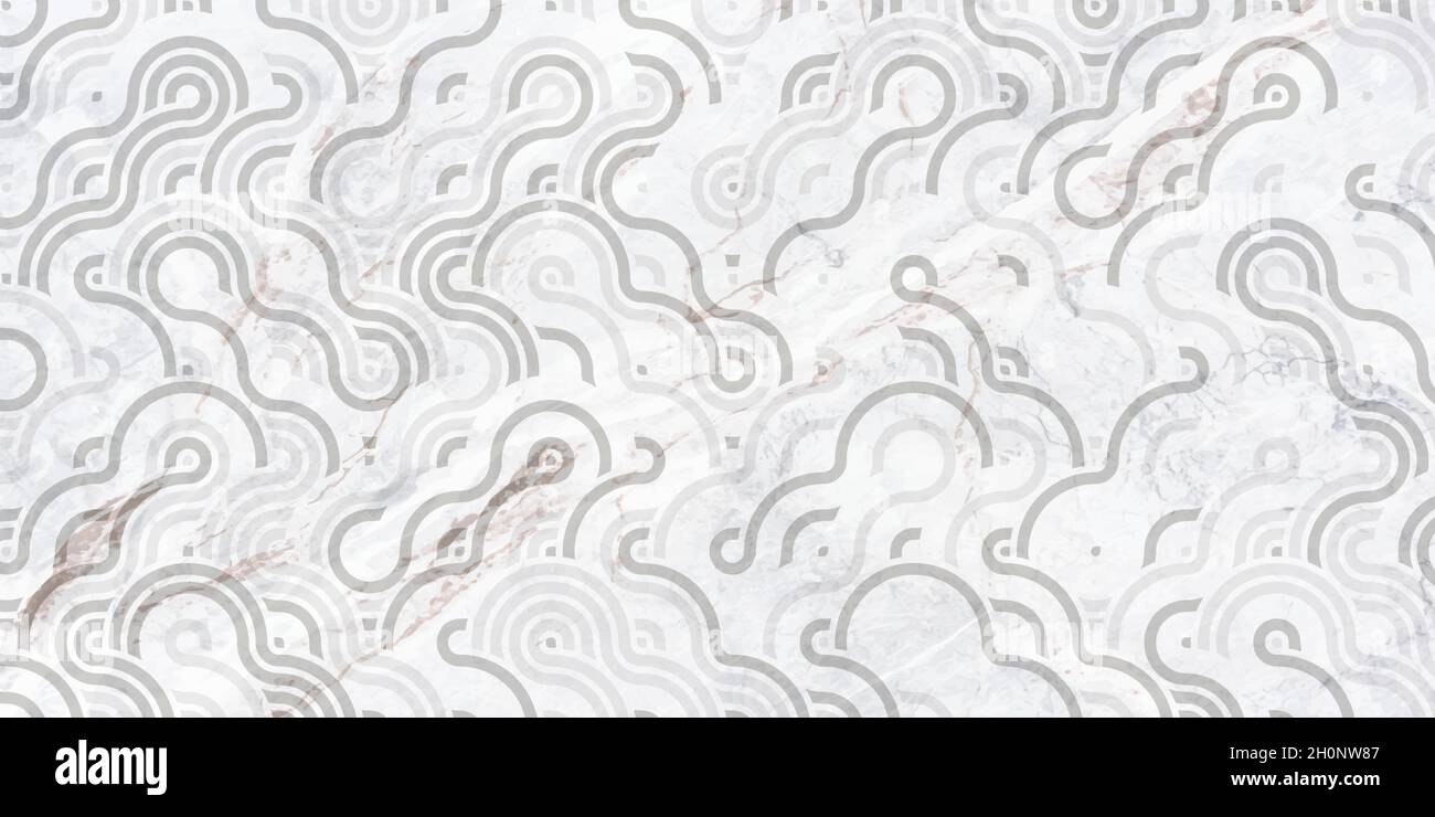 Geometric pattern circle overlapping japanese traditional background ...