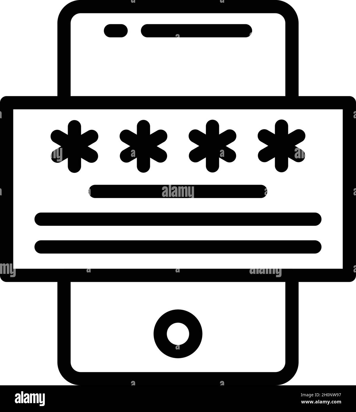 Two Factor Authentication Vector Vectors Cut Out Stock Images