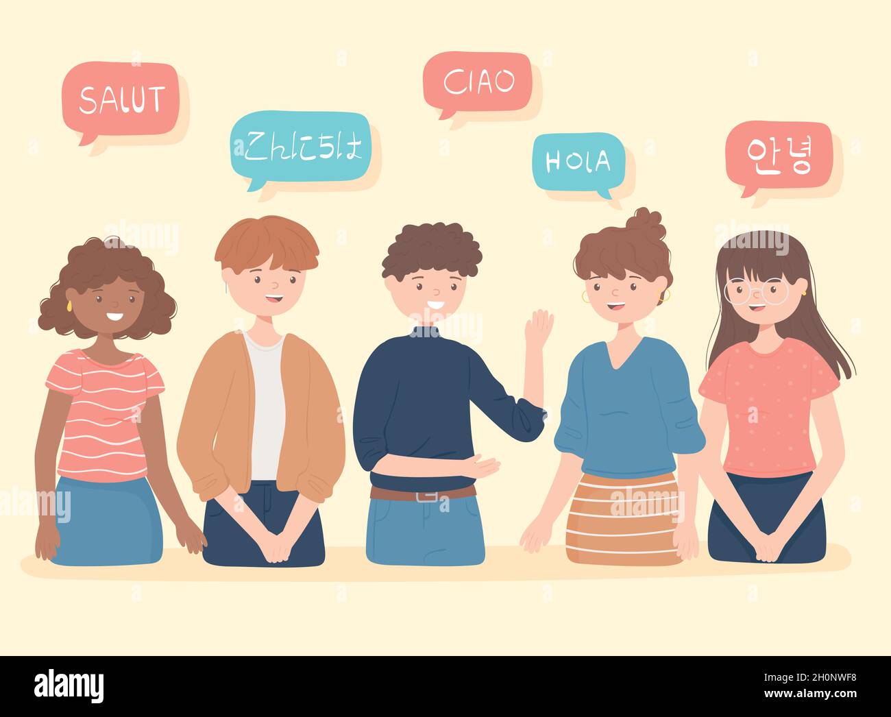 Hello boys Stock Vector Images - Alamy