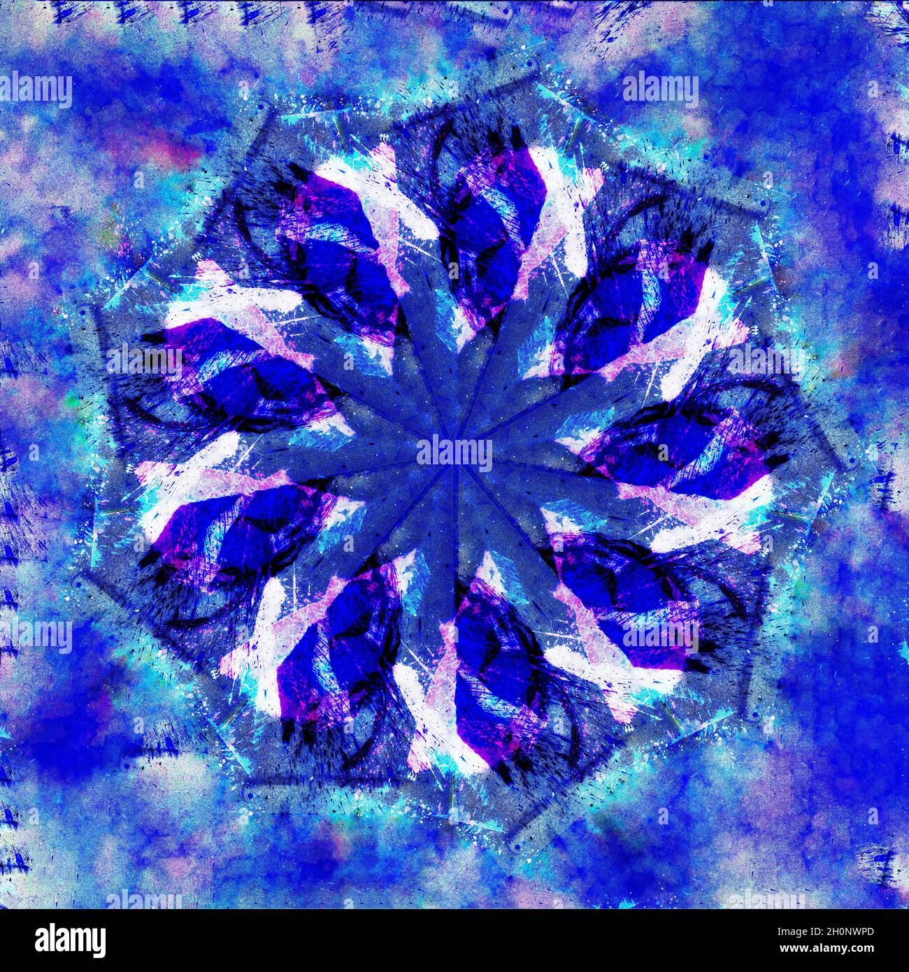 STP Screen Transfer Process - 445 - Arbitrary Squences 11 Mandala Stock ...