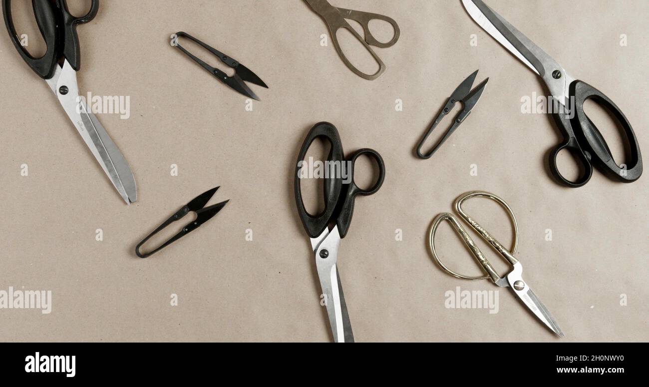 A top view of scissors Stock Photo - Alamy