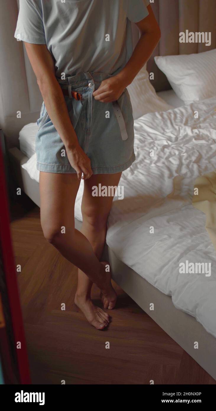 Daily routine getting dressed vector hi-res stock photography and ...