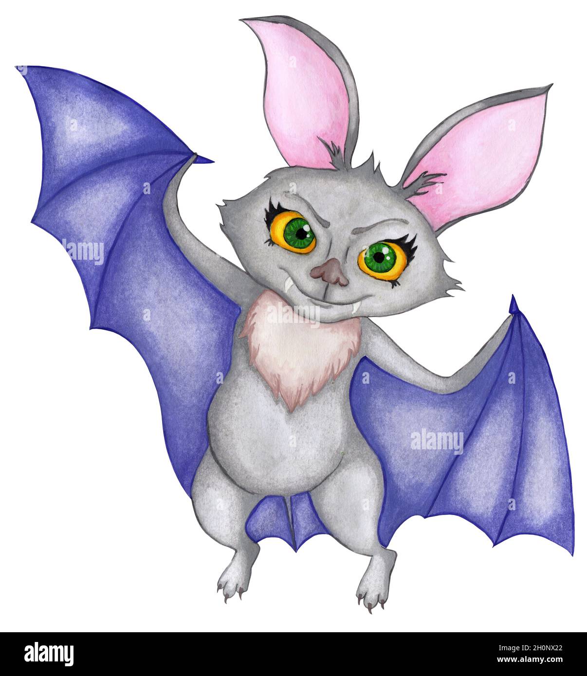 Purple Bat Wings Clip Art