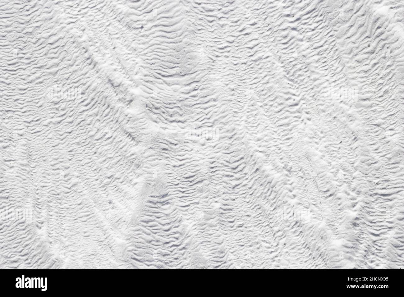 Abstract background of white texture of Pamukkale calcium travertine in ...