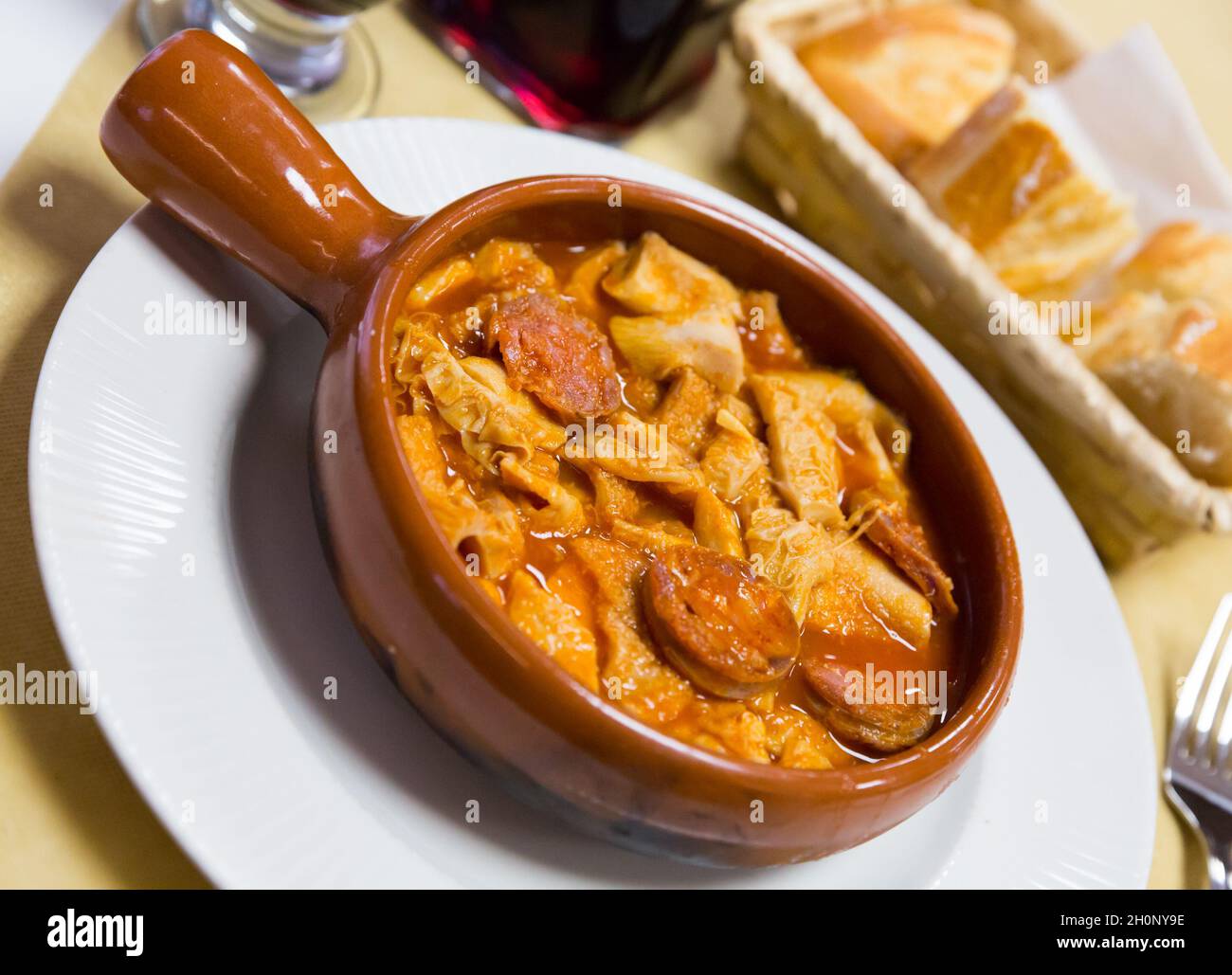 Callos - traditional Spanish stew Stock Photo - Alamy