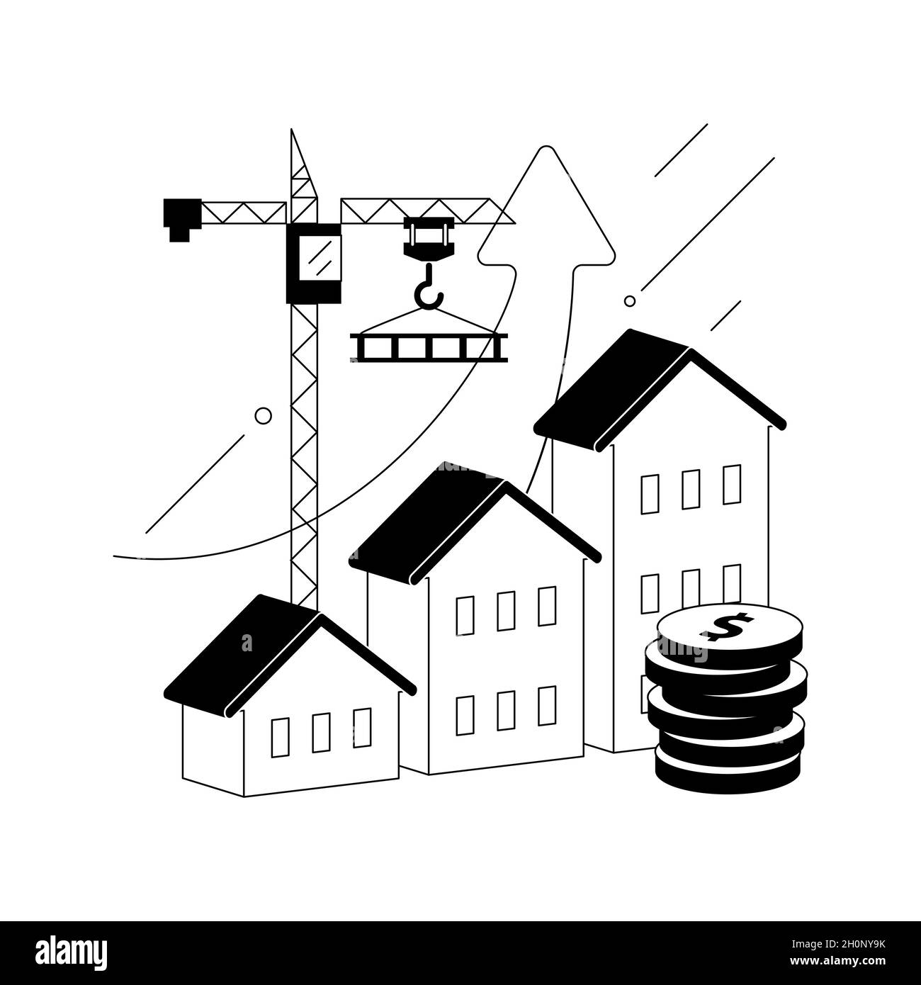 Property development abstract concept vector illustration Stock Vector ...