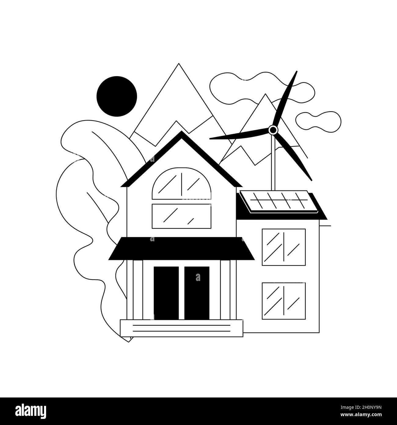 Ecological greenway abstract concept vector illustration Stock Vector ...