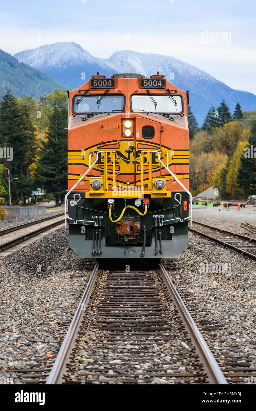 Bnsf railway logo hi-res stock photography and images - Alamy