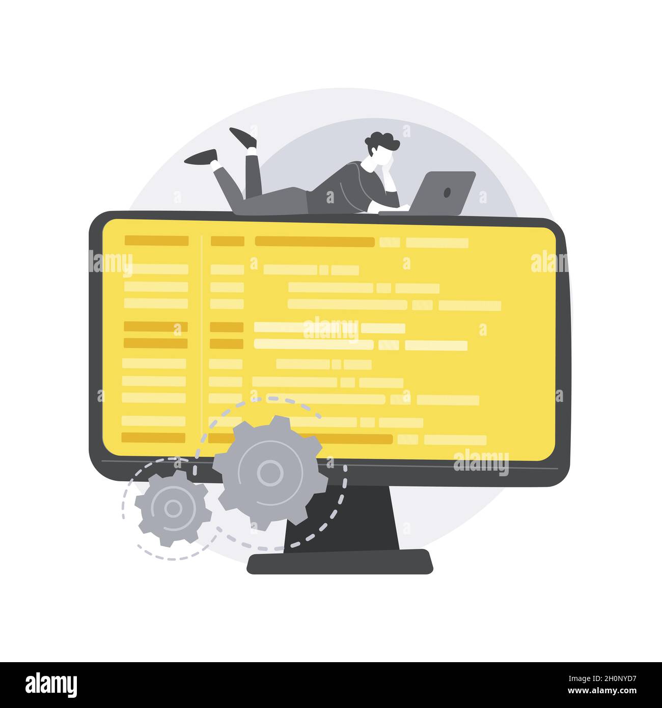 System software development abstract concept vector illustration Stock ... System software development abstract concept vector illustration Stock ...