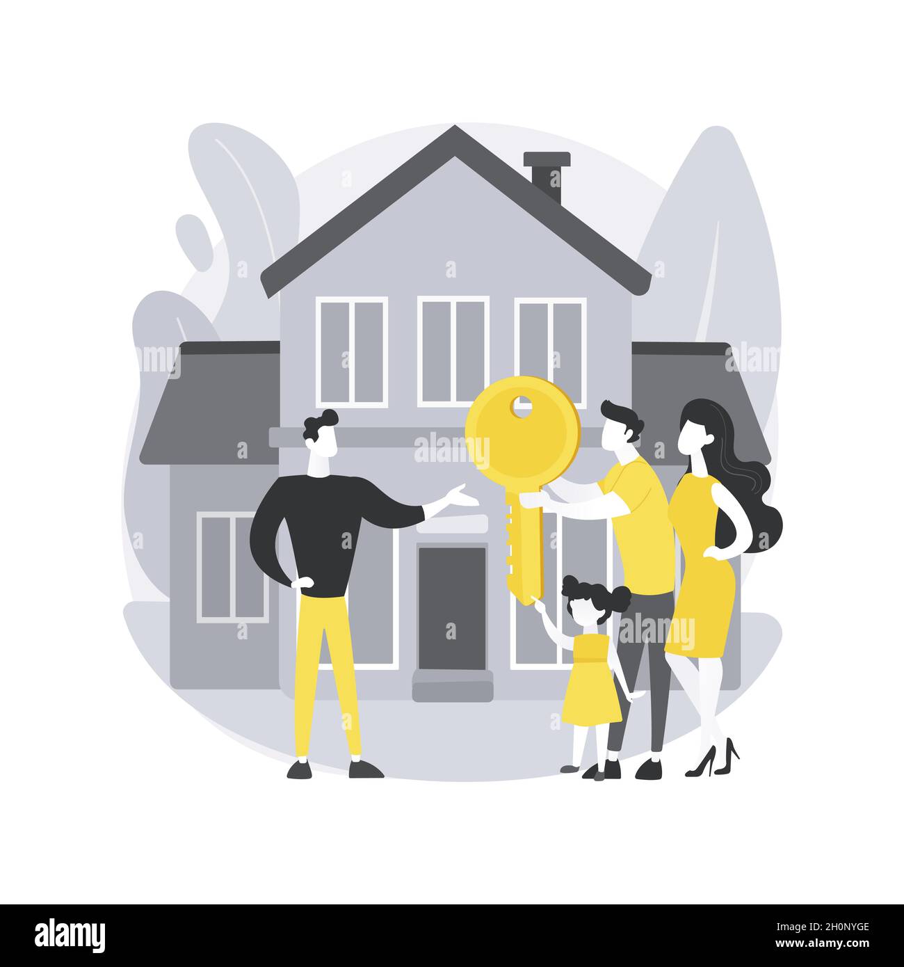 Real estate abstract concept vector illustration Stock Vector Image ...