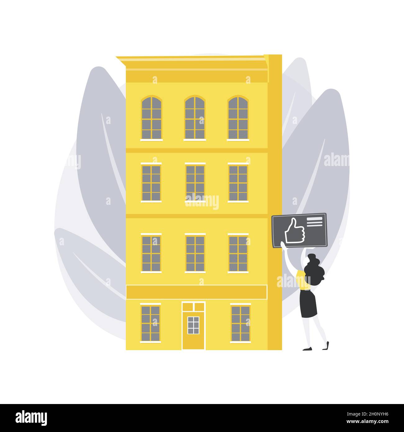 Condominium abstract concept vector illustration Stock Vector Image ...