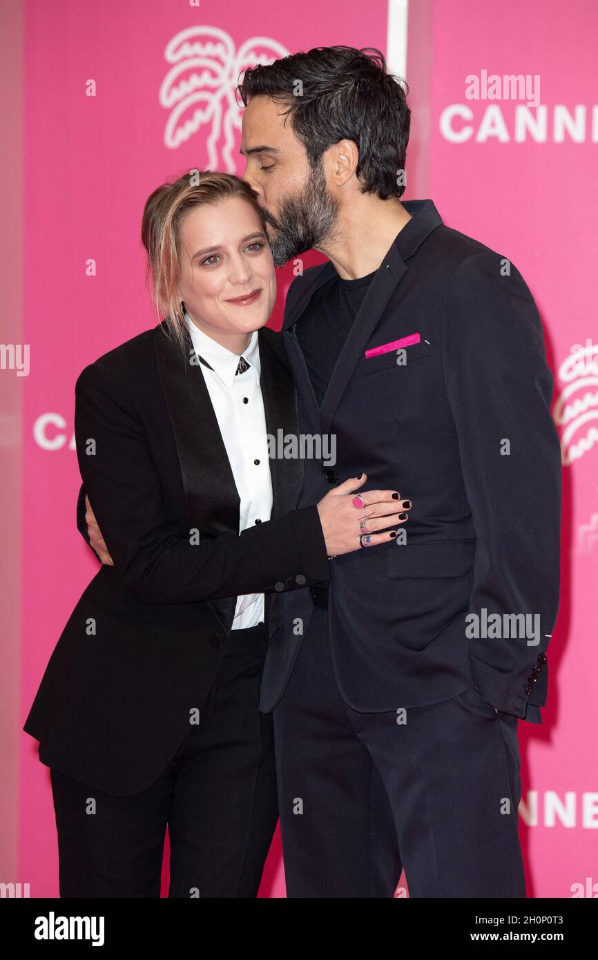 Marie Papillon and Assaad Bouab attend the closing ceremony during the 4th edition of the Cannes ...