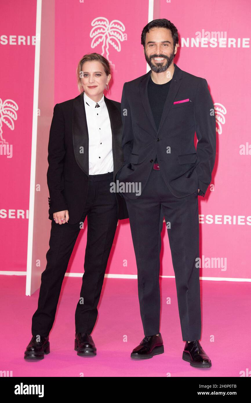 Marie Papillon and Assaad Bouab attend the closing ceremony during the 4th edition of the Cannes ...