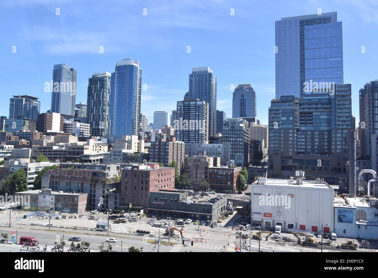 The Seattle, Washington skyline Stock Photo - Alamy