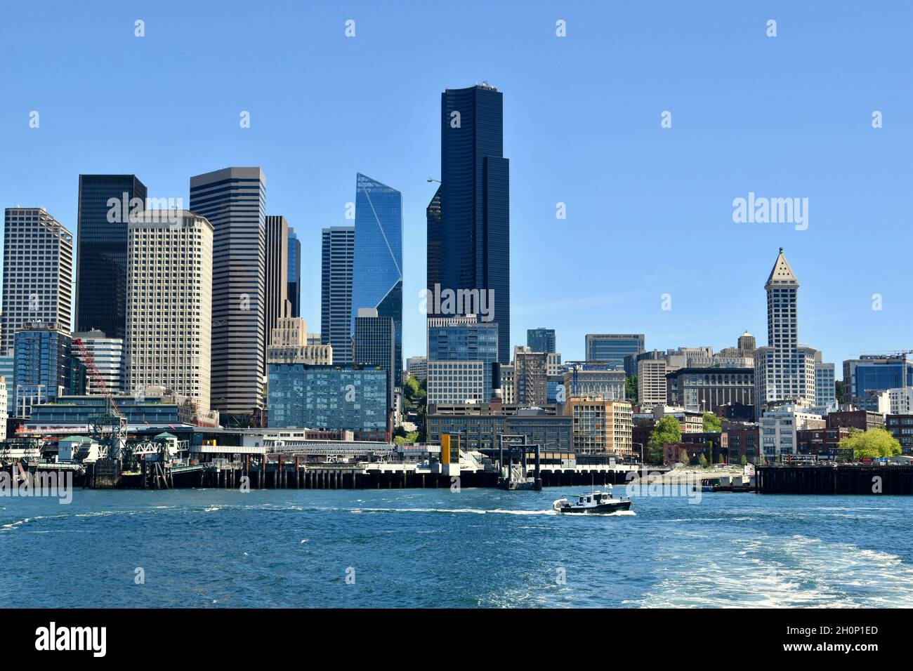 The Seattle, Washington skyline Stock Photo - Alamy
