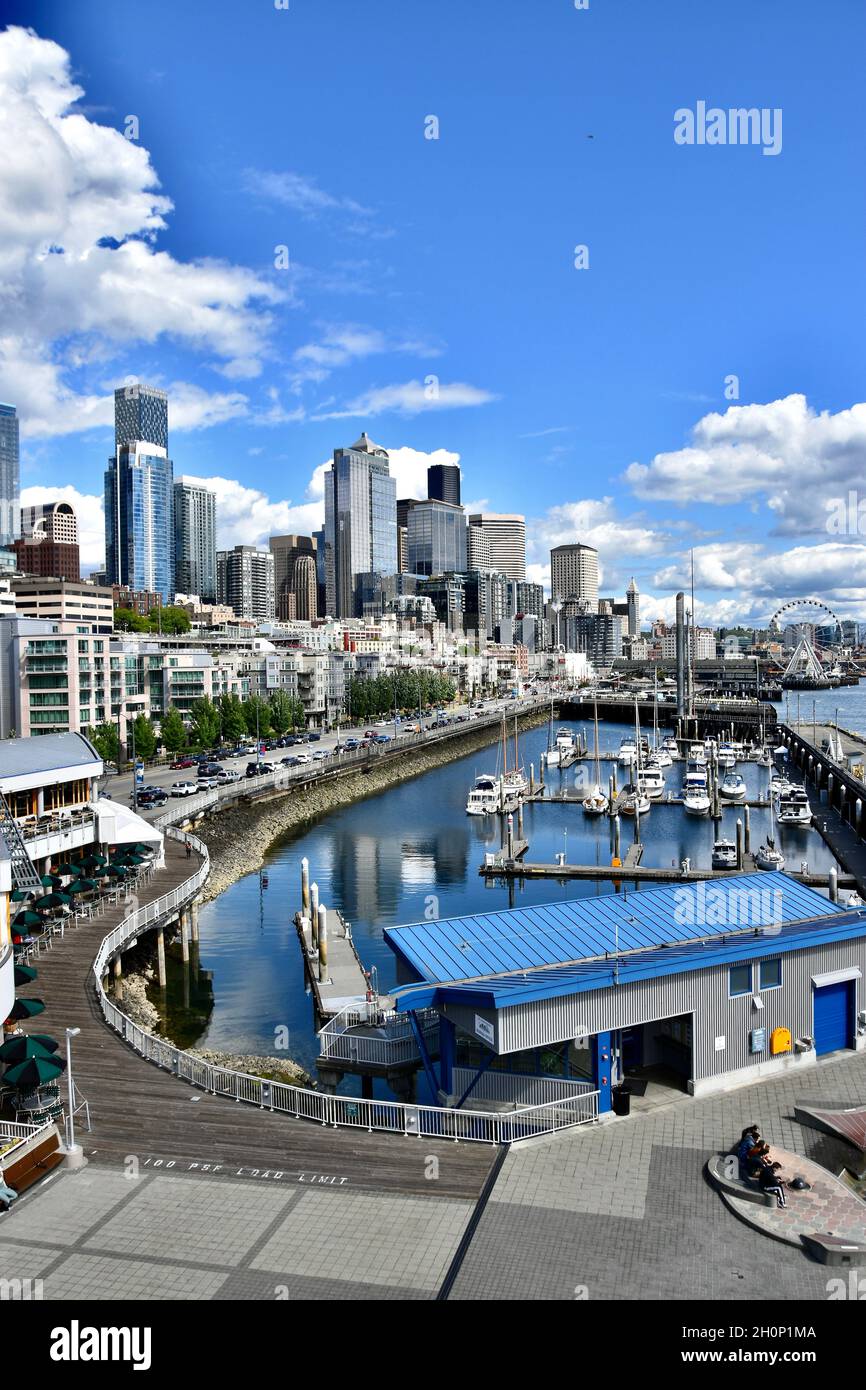 The Seattle, Washington skyline Stock Photo - Alamy