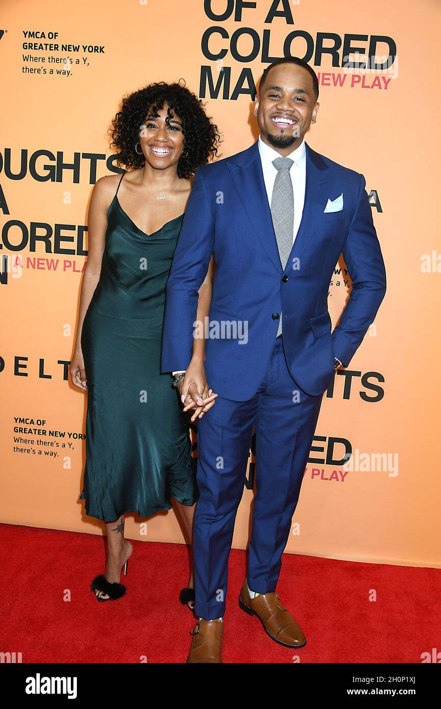 cast member Tristan 'Mack' Wilds and wife Christina attend the ...