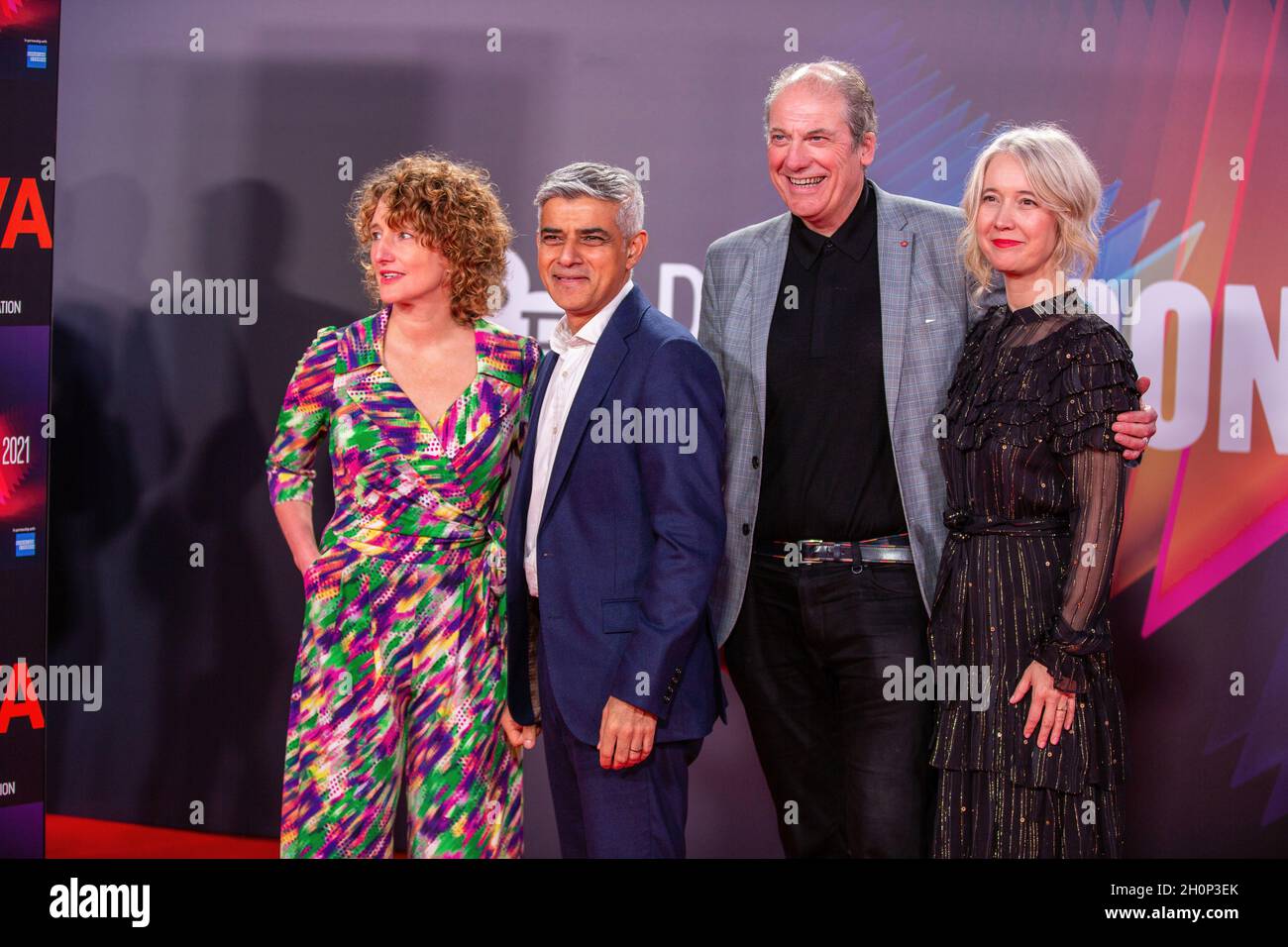 (L-R) Tricia Tuttle and Sadiq Khan attend the UK Premiere of "Ali & Ava ...