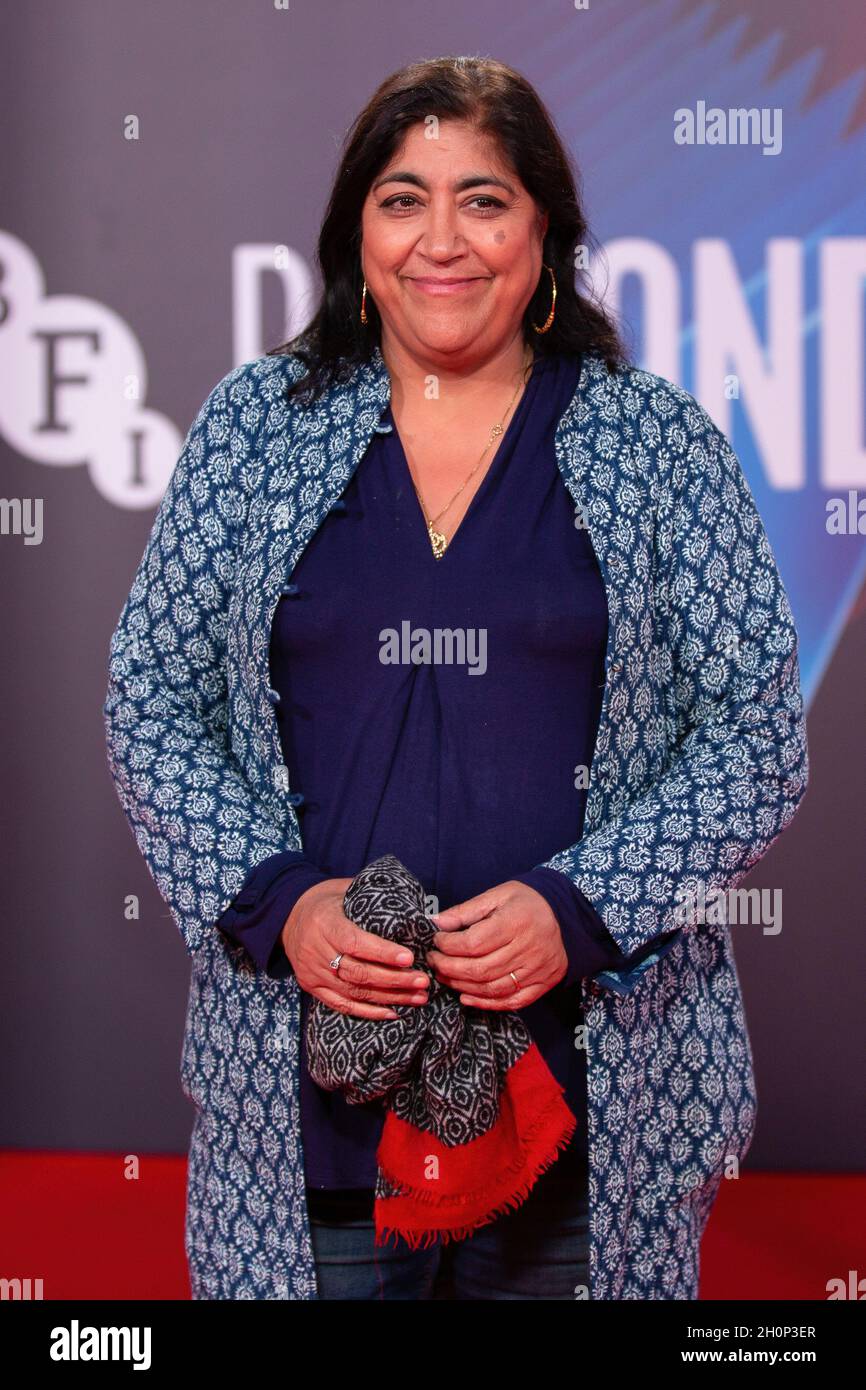 London, UK. 13th Oct, 2021. Gurinder Chadha attends the UK Premiere of "Ali & Ava" during the ...
