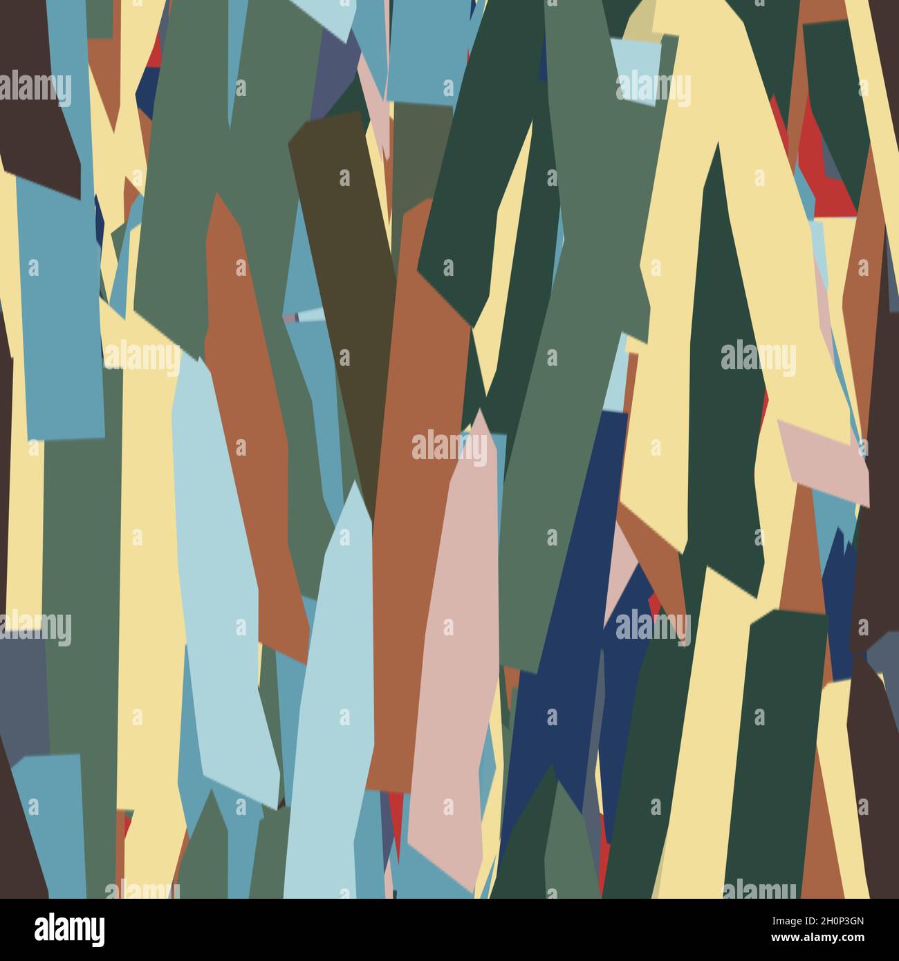 Seamless funky expressive and energetic paper cut out collage surface ...