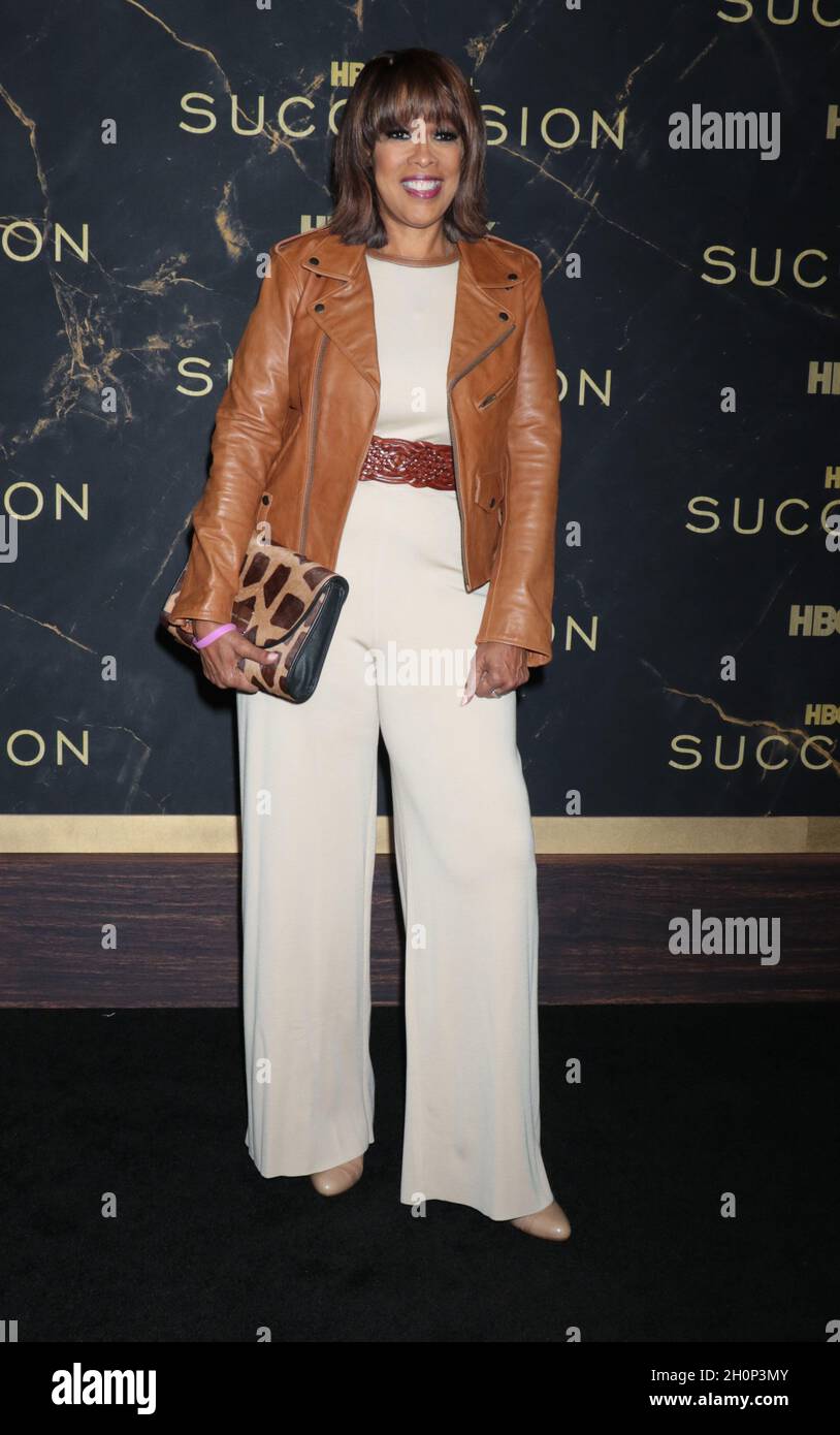 October 12, 2021.Gale King attend HBO's "Succession" Season 3 Premiere ...