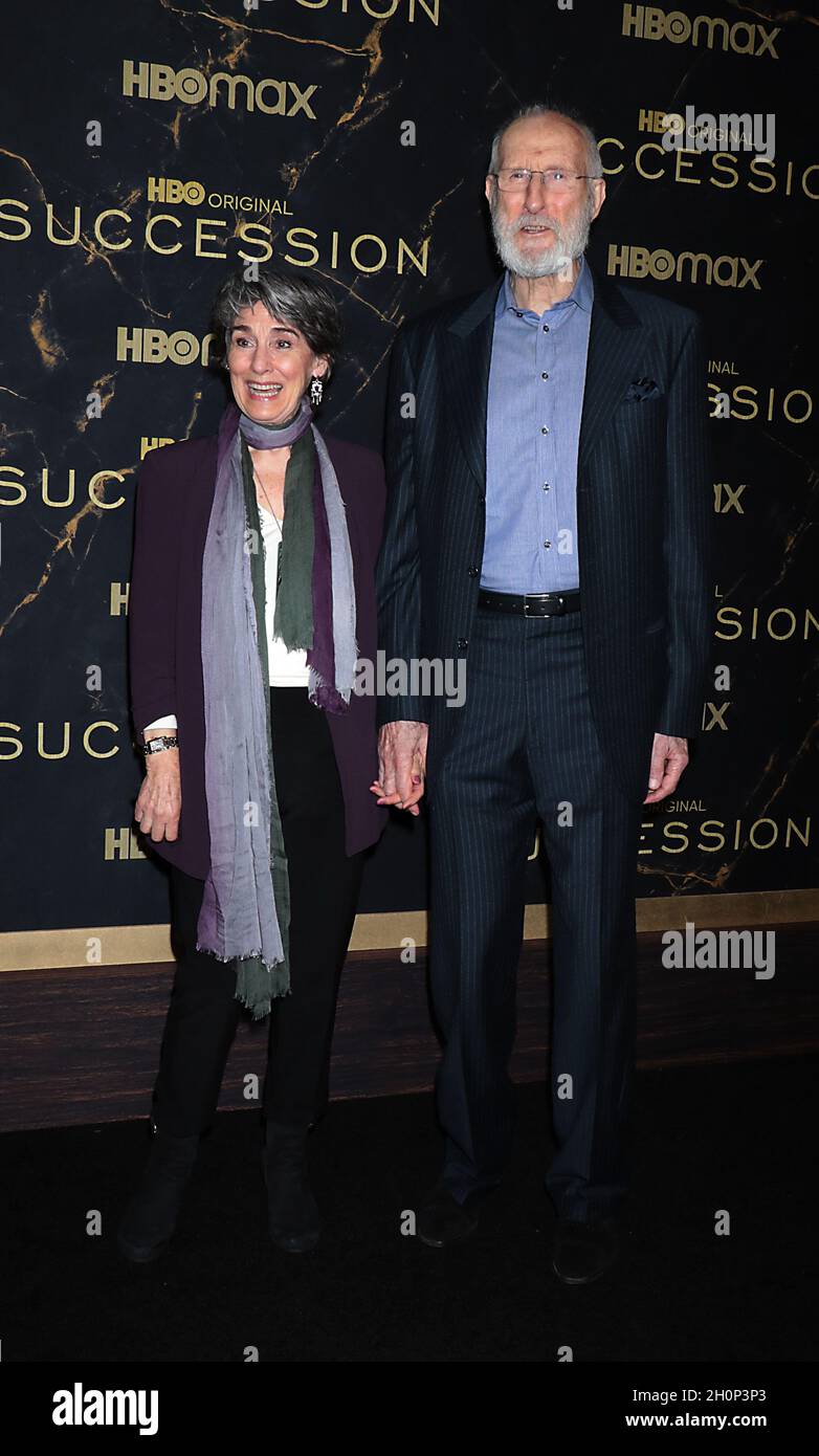 October 12, 2021. Anna Stuart, James Cromwell attend HBO's "Succession ...