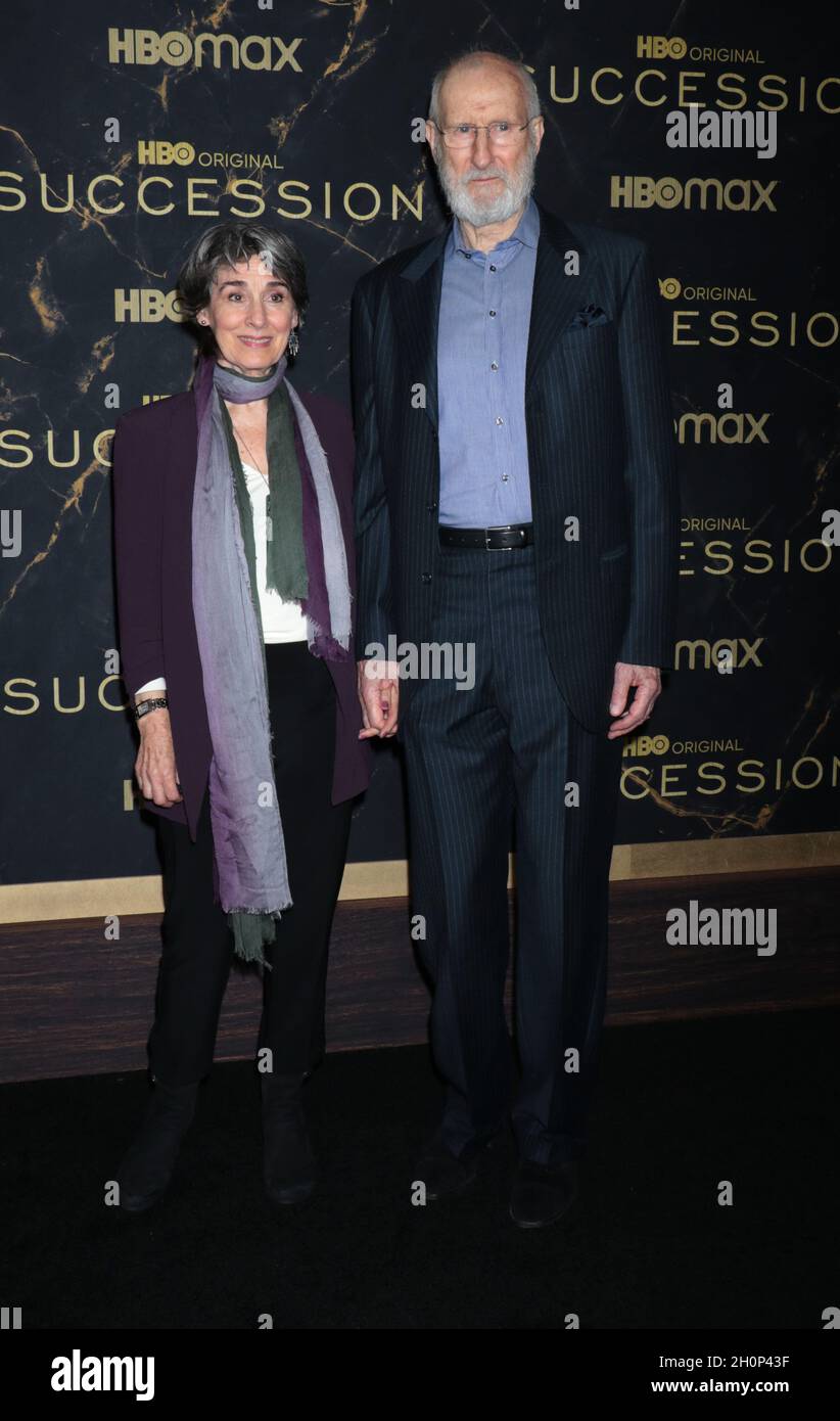 October 12, 2021. Anna Stuart, James Cromwell attend HBO's "Succession ...