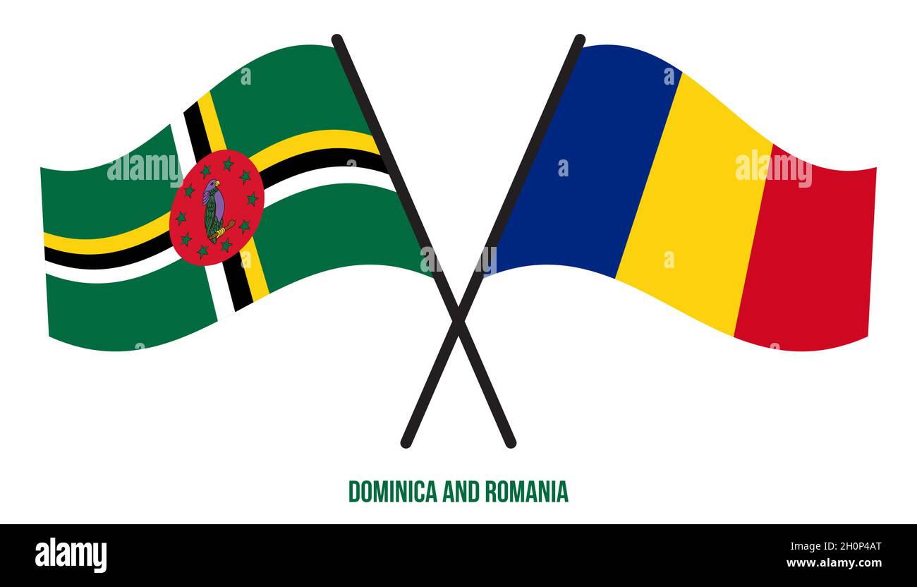 Romania dominica flag Stock Vector Images - Alamy