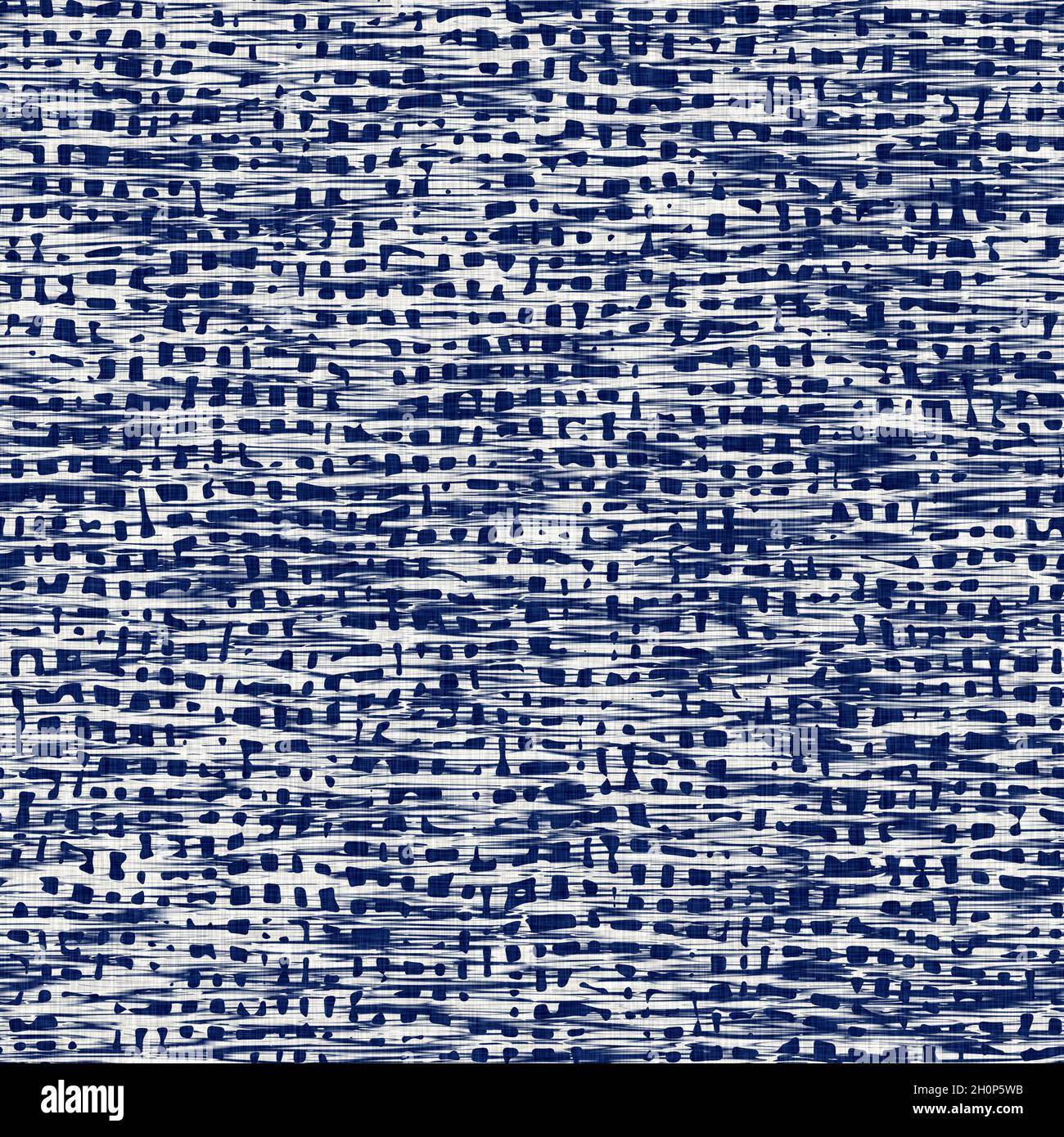 Indigo dyed fabric random flecks pattern texture. Seamless textile ...