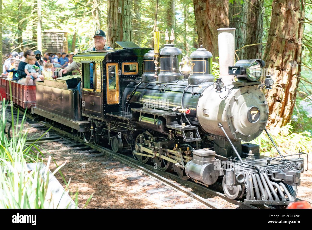 United States. 18th July, 2021. Train approaches the station at the ...