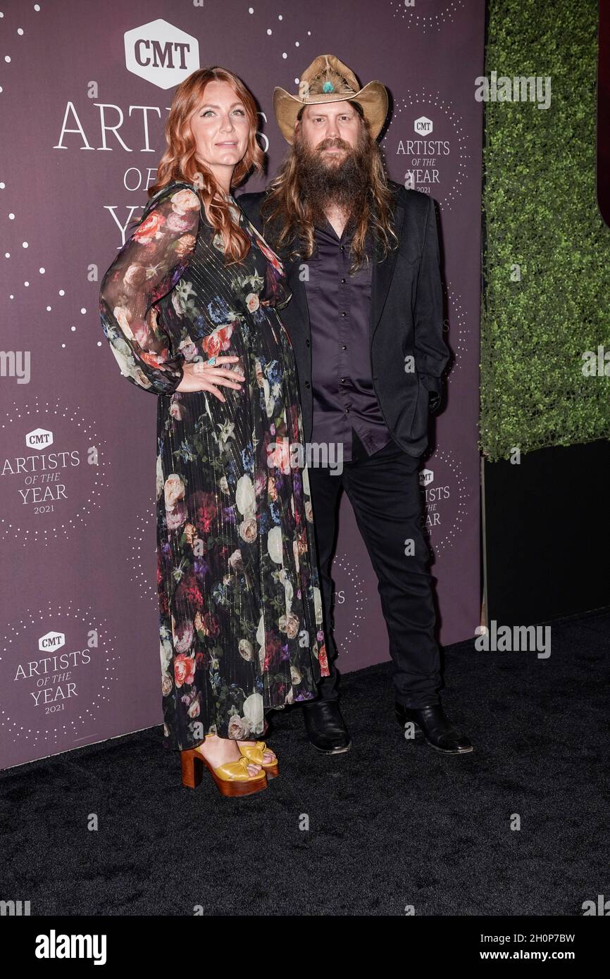 Nashville, USA. 13th Oct, 2021. Morgane Stapleton, Chris Stapleton ...