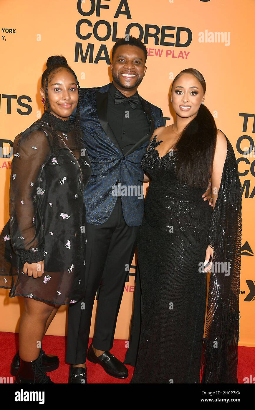 Keenan Scott II and wife attends the "THOUGHTS OF A COLORED MAN ...