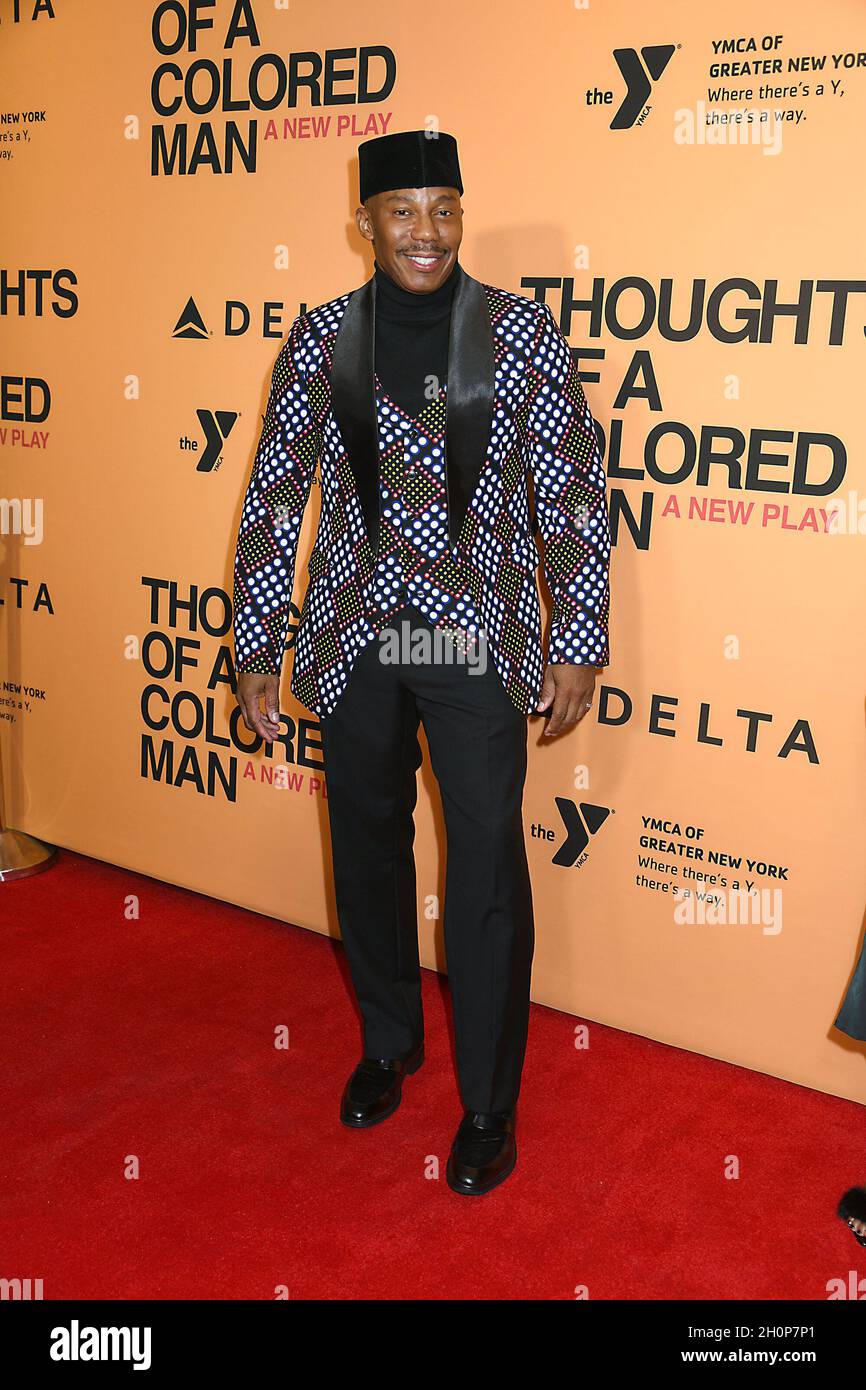 Derek King attends the "THOUGHTS OF A COLORED MAN" Broadway Opening ...