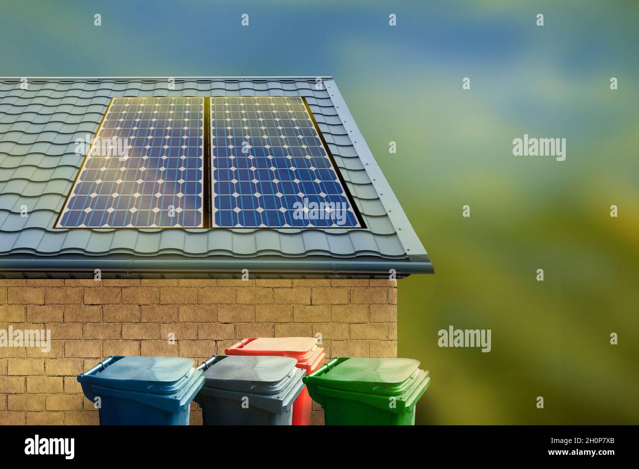 Solar Panel For Trash Cans at Michael Rushing blog