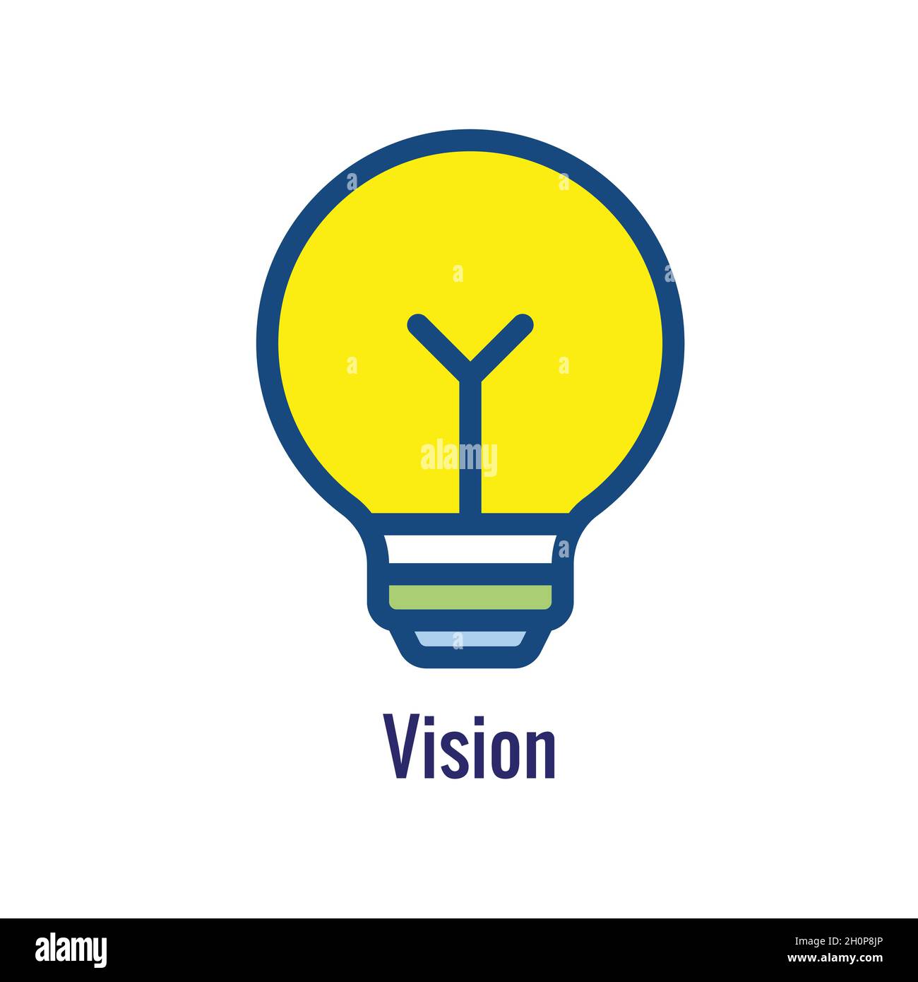 Vision icon to use with Core Values & Mission Statements Stock Vector ...