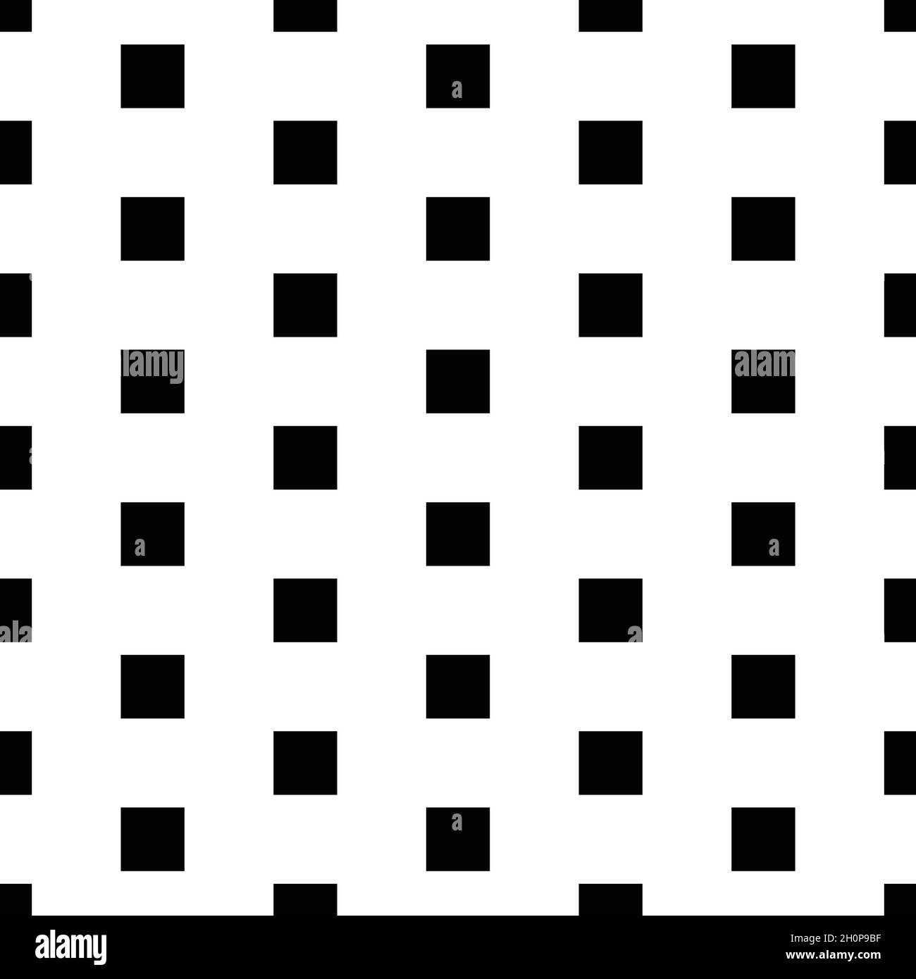 Square shape pattern vector seamless doodle black and white abstract ...